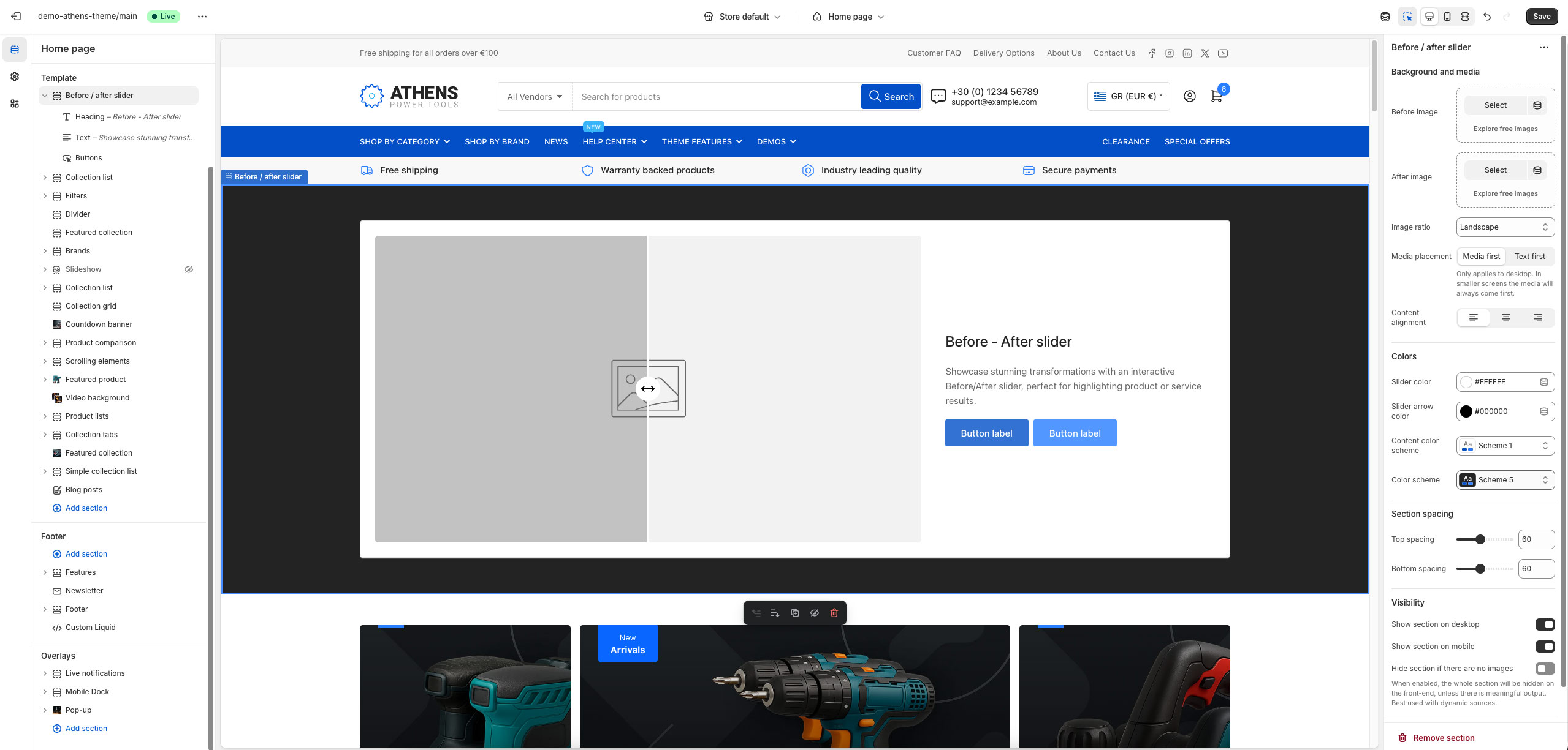 Athens Color scheme settings - Truly Fine Pixels